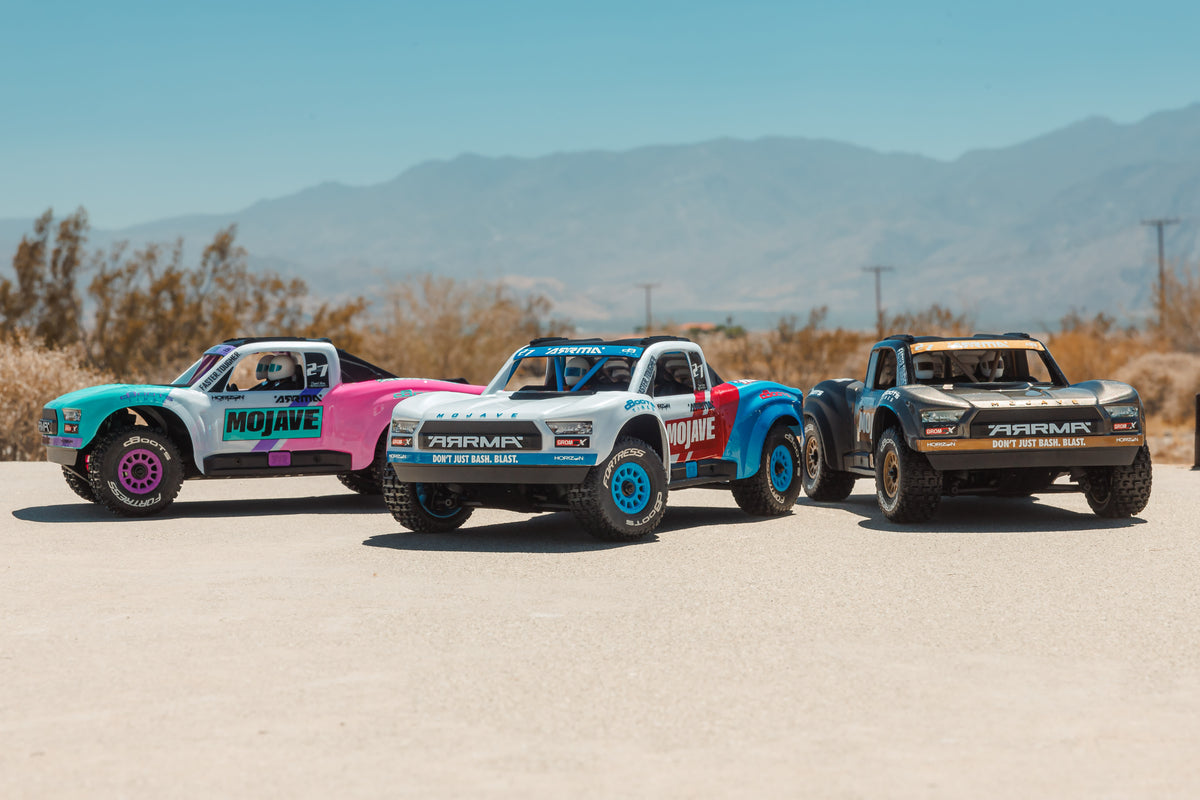 ARA2304T MOJAVE GROM 4X4 223S BLX BRUSHLESS SMALL SCALE DESERT TRUCK R ...